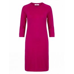 Emilia Lay - Strickkleid mit 3/4-Arm, pink, Gr. 40 / M - Schurwolle