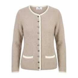 Peter Hahn - Strickjacke, weiss, Gr. 38 / S - Schurwolle