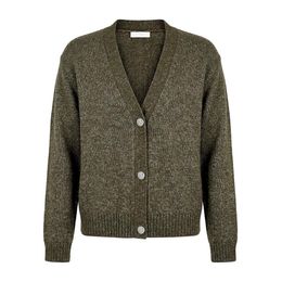 Peter Hahn St. Emile - Strickjacke mit V-Ausschnitt, gr&uuml;n, Gr. 36 / S