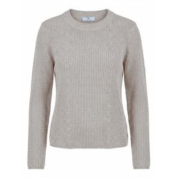 Peter Hahn - Rundhals-Pullover, grau, Gr. 48 / XL - Baumwolle