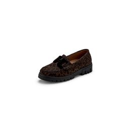 Peter Hahn Waldl&auml;ufer - Slipper Serena, braun, Gr. 38 - Leder