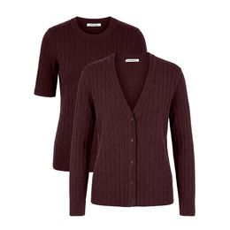 Peter Hahn - Twinset, braun, Gr. 36 / S