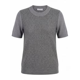 Peter Hahn St. Emile - Rundhals-Pullover, grau, Gr. 38 / S - Alpaka