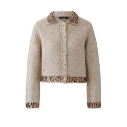 Oui - Strickjacke, beige, Gr. 44 / L