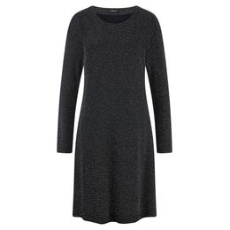 Peter Hahn - Jersey-Kleid mit Rundhals-Ausschnitt, schwarz, Gr. 44 / L