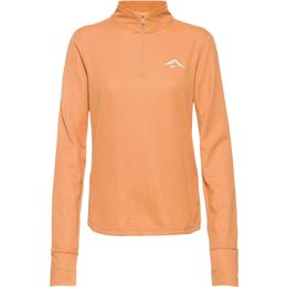 Nike Dri-fit Trail Funktionsshirt Damen - Gr&ouml;&szlig;e S - orange