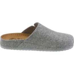 MUBB Damen Pantoffel mit Memory-Fu&szlig;bett, grau, Gr&ouml;&szlig;e 38