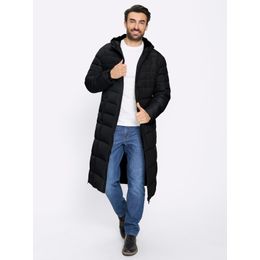 Marco Donati Herren Longjacke mit 2-Wege-Rei&szlig;verschluss, schwarz, Gr&ouml;&szlig;e 50