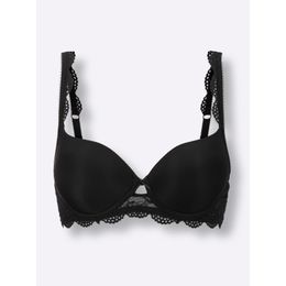 Nina von C. Damen Dirndl-BH mit Push-up-Effekt, schwarz, Gr&ouml;&szlig;e 90C