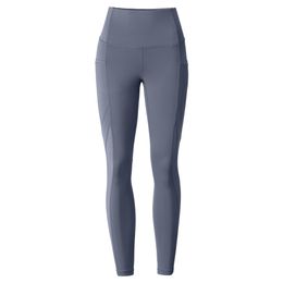 LPO Damen Jogginghose "Sporttights Yvana", grau, Gr. 44, Jersey, 77% Polyester, 23% Elasthan, Hosen, Elastische und schnell trocknendes Material