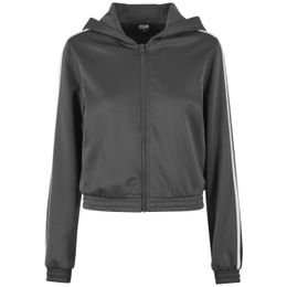 Urban Classics Damen Trainingsjacke "Urban Classics Ladies Cropped Track Jacket"magnet, Gr. 5XL, unifarben, 100% Polyester, Jacken