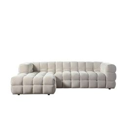 Ecksofa in moderner Bubble-Optik Vibana beige Ma&szlig;e (cm): B: 277 H: 72 T: 172.0 Sofas > Sofas nach Material > Stoffsofas &raquo; Sofa DE