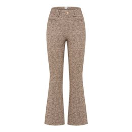 Brax Damen 5-Pocket-Hose "Style SHAKIRA S", beige, Gr. 46, 84% Polyester, 12% Viskose, 4% Elasthan, Hosen