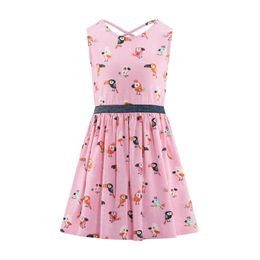 happy girls M&auml;dchen Sommerkleid "M&auml;dchenkleid"bubble gum, Gr. 92, Stoff, 100% Baumwolle, Kleider