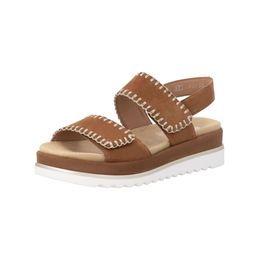 Remonte Damen Keilsandalette "Remonte Sandalen Leder", Gr. 40braun, Leder, Schuhe