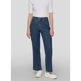 Rabe Damen Jerseyhose "Hose", blau, Gr. 46, gestreift, 90% Baumwolle, 8% Polyester, 2% Elasthan, Hosen