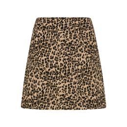 BOSS Orange Damen Minirock "Vakily Premium Damenmode"open miscellaneous 960, Gr. 34, gemustert, Web, Obermaterial: 68% Baumwolle, 29% Polyester, 3%