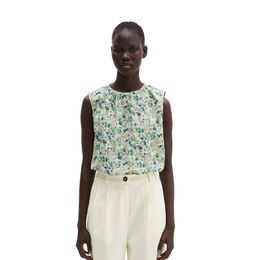 Marc O'Polo MARC O'POLO Damen Blusentop "aus leichtem Baumwolle-Voile"light beige, Gr. 34, bedruckt, Obermaterial: 100% Baumwolle, Blusen