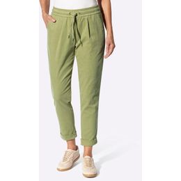 Inspirationen Damen Cordhoseschilf, Gr. 38, unifarben, 98% Baumwolle, 2% Elasthan, Hosen