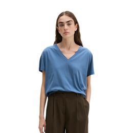 Marc O'Polo MARC O'POLO Damen T-Shirt "aus leichtem Single Jersey"provincial blau, Basic, Gr. XXS, unifarben, Obermaterial: 100% Baumwolle, Shirts