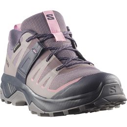 Salomon Damen Wanderschuh "EXTEND 2 GORE-TEX W", Gr. 41excalibur, gull, dawn pink, Synthetik, Textil, Schuhe, wasserdicht dank Gore-Tex Membrane