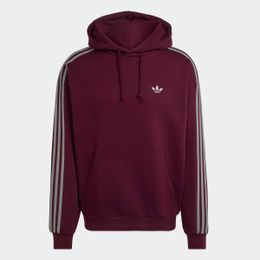 Herren Kapuzensweatshirt "ADICOLOR CLASSICS 3-STREIFEN HOODIE"maroon, Gr. XL, adidas originals, Obermaterial: 70% Baumwolle, 30% Polyester,