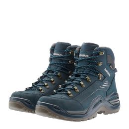 Lowa Herren Wanderschuh "RENEGADE EVO GORE-TEX MID", Gr. 44, blau, Nubukleder, Schuhe, wasserdicht, winddicht,atmungsaktiv dank GORE-TEX Membrane