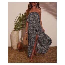 Milan Kiss Kleid in Schwarz/ Wei&szlig; - 62% | Gr&ouml;&szlig;e L | Damen-kleider