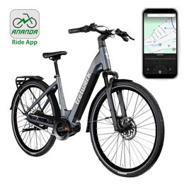 Tretwerk Amber Nexus E Bike Damen 28 Zoll Elektrofahrrad 155 - 185 cm Hollandrad Tiefeinsteiger mit 8 Gang Nabenschaltung