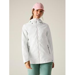 Regatta Regenjacke "Hamara IV" in Wei&szlig; - 66% | Gr&ouml;&szlig;e 40 | Damen-outdoorjacken