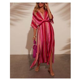 Milan Kiss Kleid in Pink/ Rot - 61% | Gr&ouml;&szlig;e S | Damen-kleider