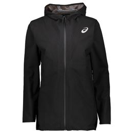 asics Regenjacke in Schwarz - 66% | Gr&ouml;&szlig;e M | Damen-outdoorjacken