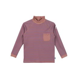 Finkid Badeshirt "Delfiini" in Lila/ Hellbraun - 42% | Gr&ouml;&szlig;e 100/110 | Kinder-bademode