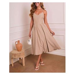 Milan Kiss Kleid in Beige - 60% | Gr&ouml;&szlig;e S | Damen-kleider