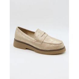 Bellucci Mokassins in Gold - 59% | Gr&ouml;&szlig;e 39 | Damen-schuhe-halbschuhe