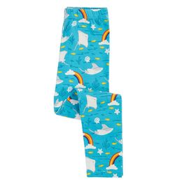 frugi Leggings "Libby" in Hellblau/ Bunt - 42% | Gr&ouml;&szlig;e 128/134 | Kinderhosen