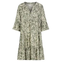 Sublevel Kleid in Gr&uuml;n/ Creme - 53% | Gr&ouml;&szlig;e S | Damen-kleider