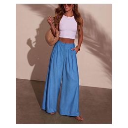 Milan Kiss Hose in Hellblau - 62% | Gr&ouml;&szlig;e XL | Damenhosen