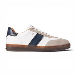 Martinelli Herren Blue Leather Sneakers Trainerschuhe &ndash; Seaford