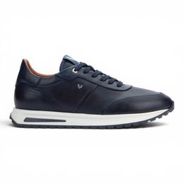 Martinelli Herren blaue Ledersneakers Trainer Schn&uuml;rschuhe &ndash; Hanbury