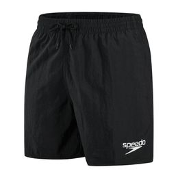 Speedo - "Essential 16" Badeshorts f&uuml;r Herren (Schwarz)