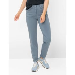 Damen 5-Pocket-Hose "Style CAREN NEW"graublau, Gr. 48, RAPHAELA BY Brax, Web, 86% Baumwolle, 10% Elastomultiester, 4% Elasthan, Hosen