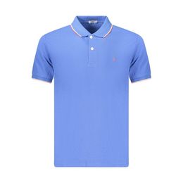 Coveri Moving Blaue Baumwolle Herren Poloshirt