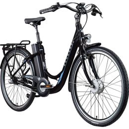 Z&uuml;ndapp Z&uuml;ndapp Green 2.7 E Bike Damen Pedelec 3 Gang Shimano Schaltung retro 26 Zoll Damenfahrrad Elektrofahrrad 140-165 cm StVZO Hollandrad