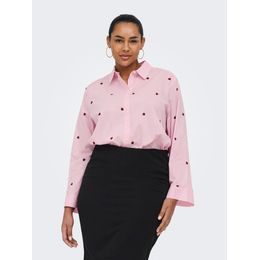 Only Carmakoma Hemd in Rosa - 55% | Gr&ouml;&szlig;e 44 | Damen-blusen