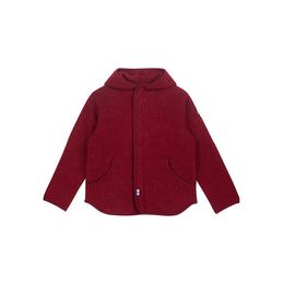 Finkid Wollfleecejacke "Luonteva" in Rot - 52% | Gr&ouml;&szlig;e 90/100 | Kids-fleecejacken-fleecepullover