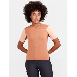 Craft Fahrradtrikot "Pro Gravel" in Orange - 56% | Gr&ouml;&szlig;e L | Damen-outdoor-tops-shirts