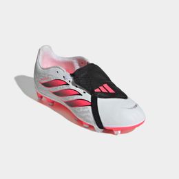 M&auml;dchen Fu&szlig;ballschuh "PREDATOR CLUB KIDS, FESTE B&Ouml;DEN/GEMISCHTE B&Ouml;DEN, UMSCHLAGBARE ZUNGE", adidas Performance, Gr. 32cloud wei&szlig;, solar turbo, core