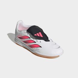 M&auml;dchen Fu&szlig;ballschuh "PREDATOR CLUB SALA KIDS, HALLENB&Ouml;DEN, UMSCHLAGBARE ZUNGE", adidas Performance, Gr. 30cloud wei&szlig;, solar turbo, core schwarz,