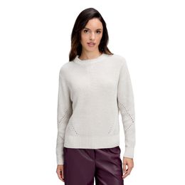 BETTY & CO BETTY & CO Damen Strickpullover "Damen mit Lurexfaden", beige, Gr. 44, Strick, Obermaterial: 78% Baumwolle, 22% Polyester, Pullover